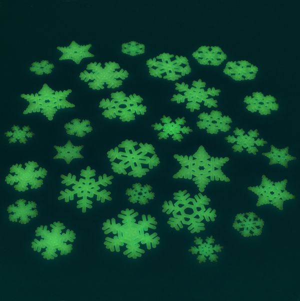 Glow in the Dark Snowflakes